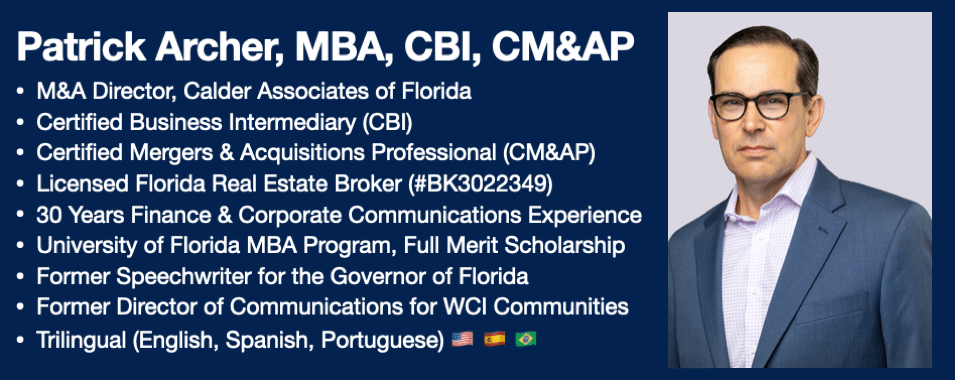 Patrick Archer | Florida Business Mergers And Acquisitions